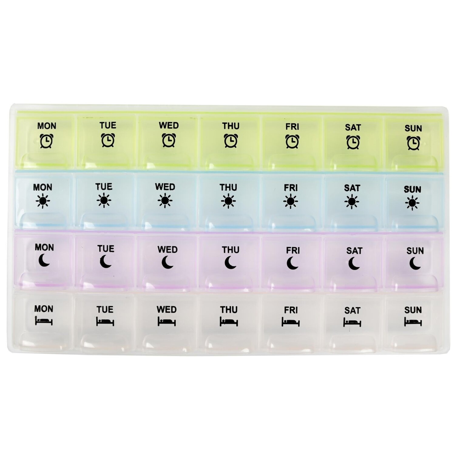 Cutie Pastile, Organizator Medicamente, 7 Zile, 8.5x8.5x2 Cm » Bootic